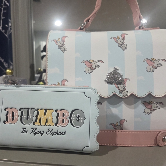 Loungefly | Bags | Loungefly Dumbo Crossbody Bag Pink And Blue | Poshmark